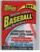 1991 Topps Baseball The Real One Wax Pack | Upstate Sports Cards